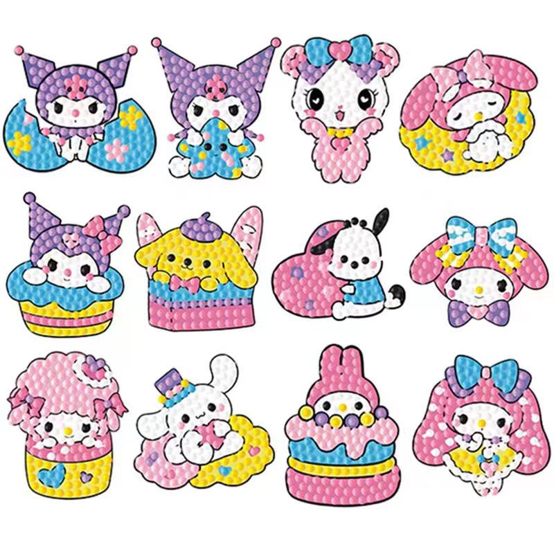 Children DIY Handmade Diamond Stickers Concentration Training ...