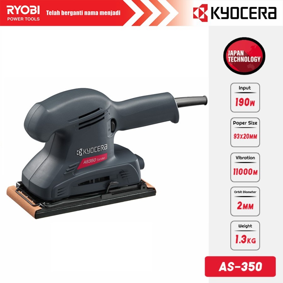 MESIN KYOCERA RYOBI AS 350 Sheet Sander Handheld Sanding Machine ...