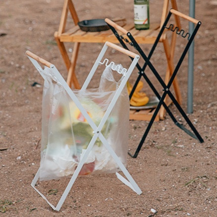 Outdoor Portable Garbage Rack Garbage Bag Holder household Kitchen ...