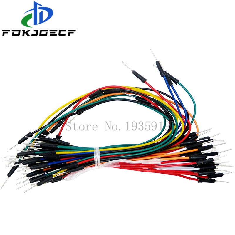 65pcs=1set Jump Wire Cable Male to Male Jumper Wire for Breadboard 65 jump wires | Shopee Singapore