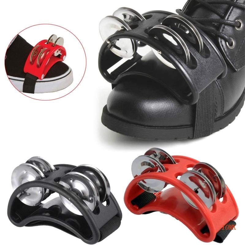 10MK Musical Instrument with Double Row Steel Jingles, Foot Drum Set ...