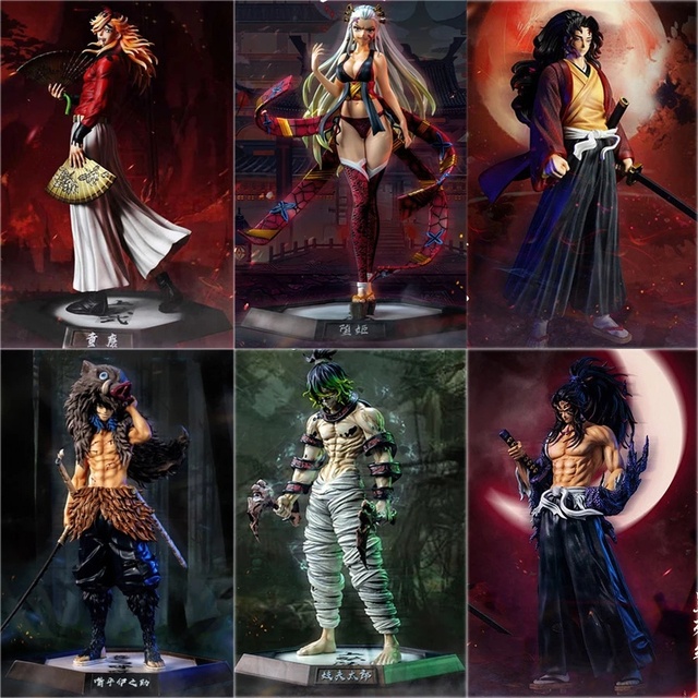 Demon Slayer Kimetsu No Yaiba Statue Anime Figurine Model GK Daki ...