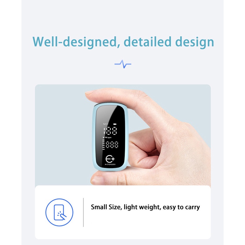 Pulse Oximeter YXY-019A Oximeter Rechargeable Spo2 Finger Clip ...