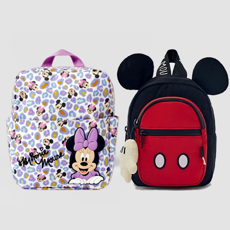 Anime cartoon Baby Boys Girls Bacpack Cartoon Minnie Donald Duck ...