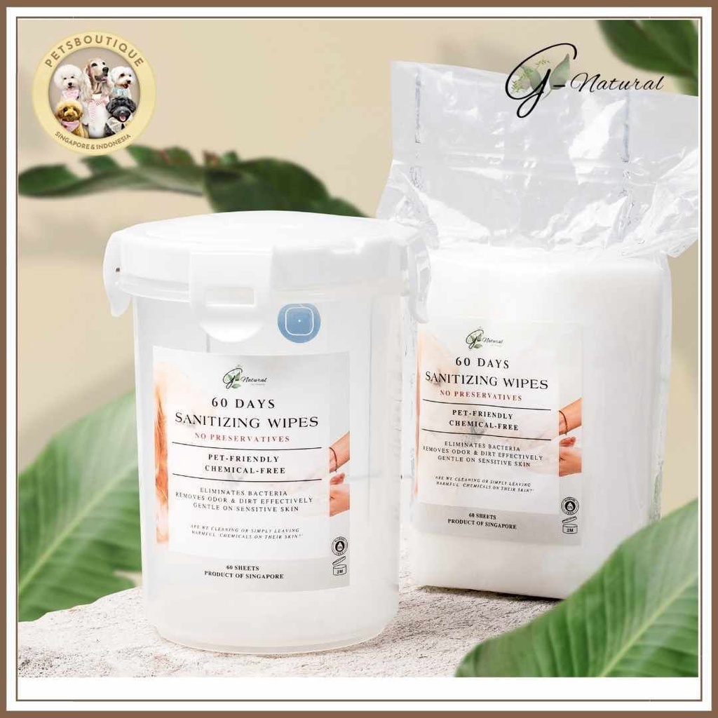 G-Natural - Sanitizing Wipes with 100% Electrolized Water - Rolls Wipes ...