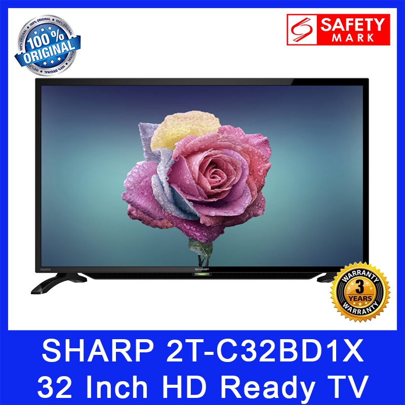 SHARP 2T-C32BD1X 32 Inch HD Ready TV. X2 Master Engine. Super ECO ...