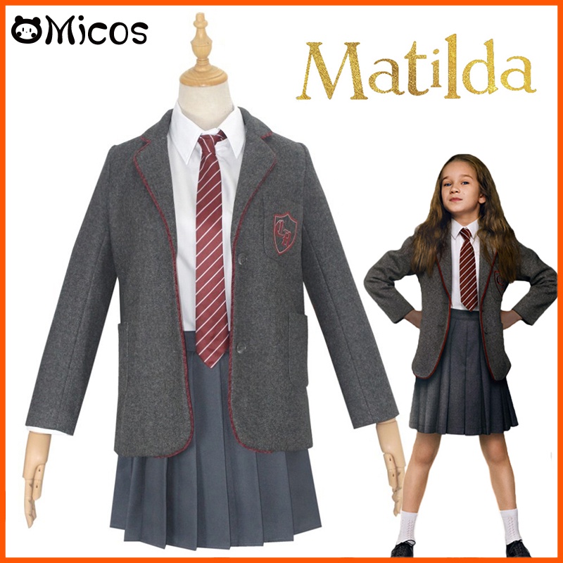 Movie Roald Dahl's Matilda the Musical Cosplay Costume Outfits Carnival ...