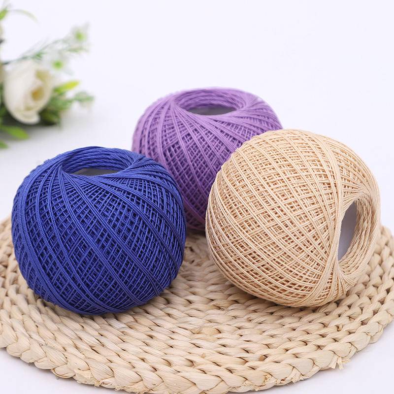 No. 8 Lace Thread Crochet Thread Pure Cotton diy Hand-Knitting No. 8 ...