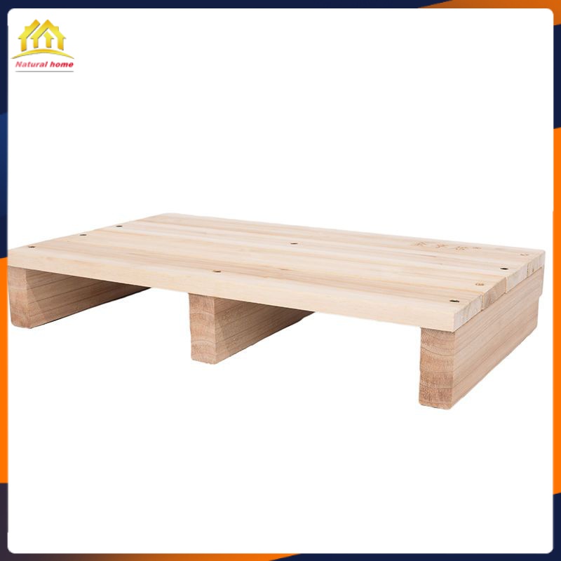 Solid Wood Footstool Toilet Mat Ottoman Sub Kitchen Pad High Stool ...