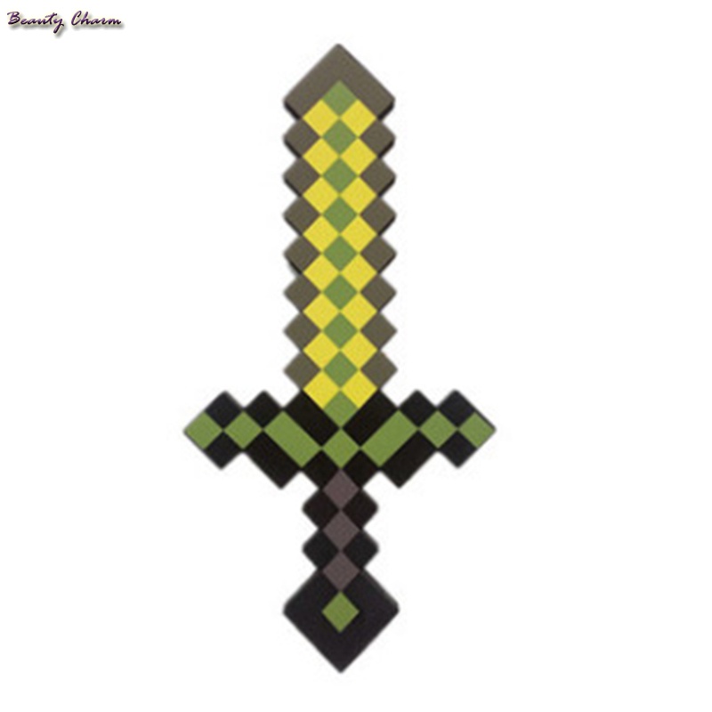 Minecraft Sword Foam Roleplay Battle Toy Life-Sized Minecraft Pixel ...