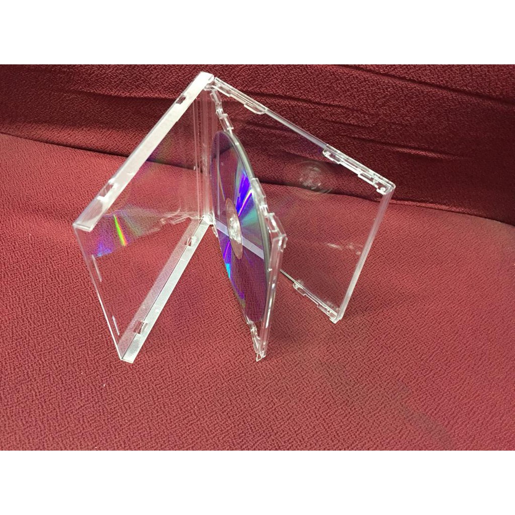 CD/VCD/DVD Double Disc Jewel Case Casing (Transparent)- 2-3 Disc ...
