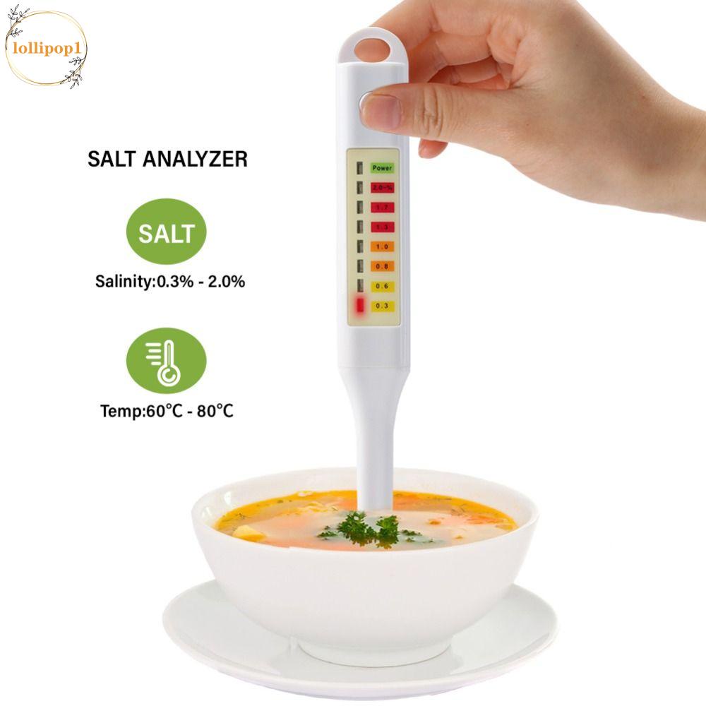 LOLLIPOP1 Salinity Tester Pen LED Electronic Food Salinometer Salt ...