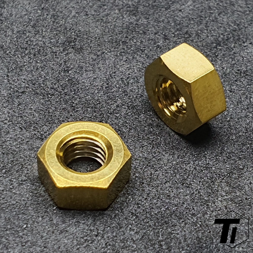 Titanium Nut for Brompton Brake Caliper Pivot | P Line T Line Gold Oil ...