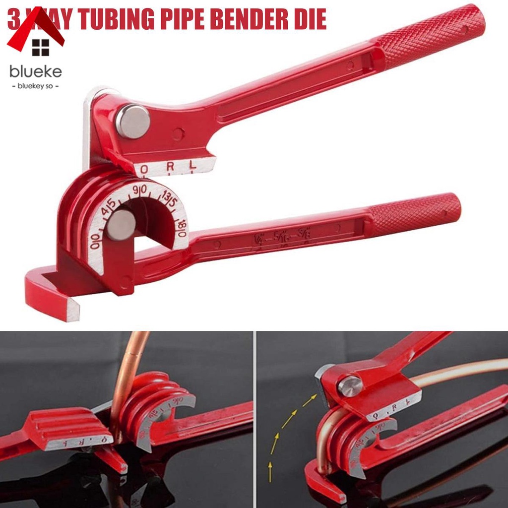 Tube Bender 0-180 Degree 1/4" 5/16" 3/8" Pipe Bender Manual High ...