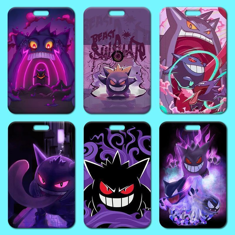 Anime Cartoon Pokemon Magic Baby Gengar Custom Student School ID Card ...
