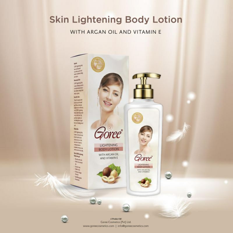 Gore lightening body lotion (with Vitamin E & Argan Oil) | Shopee Singapore