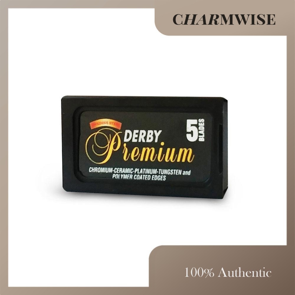 Derby Black Premium Double Edge Razor Blade 10piece Individual Pack ...