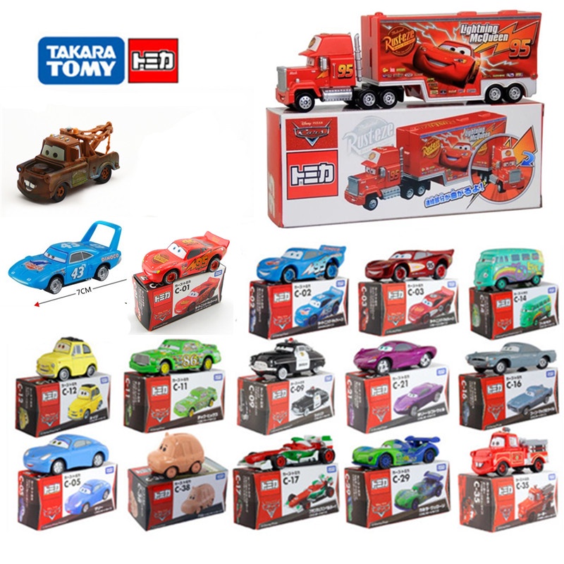 Tomy TOMY Genuine Alloy Toy Cars Racing Cars Lightning McQueen McQueen ...