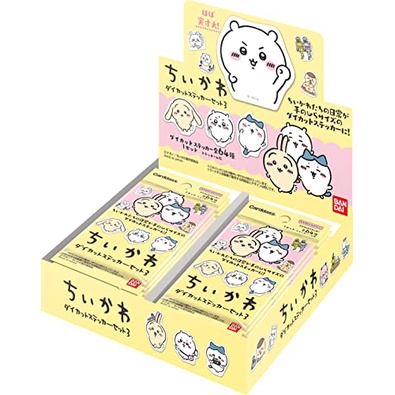 TOYS Bandai (BANDAI) Chikawa Die Cut Sticker Set 3 (Pack) (BOX) 20 ...