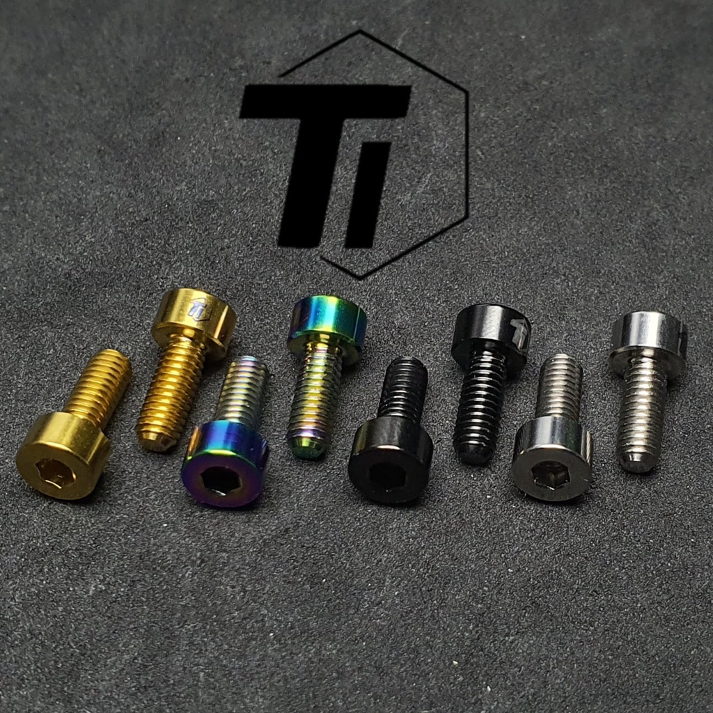 Titanium Bolt for Brompton T-Line Handlebar| Stem Screw Gold Oil Slick ...