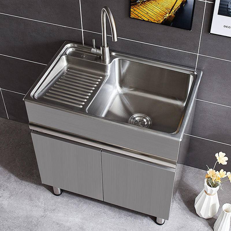304 stainless steel wash wardrobe balcony sink cabinet integrated with ...