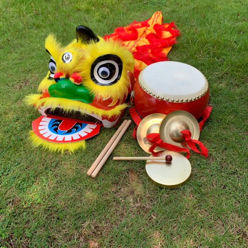Kids Lion Dance Drum Toys Lion Dance Children Lion Dance Toys Lion ...