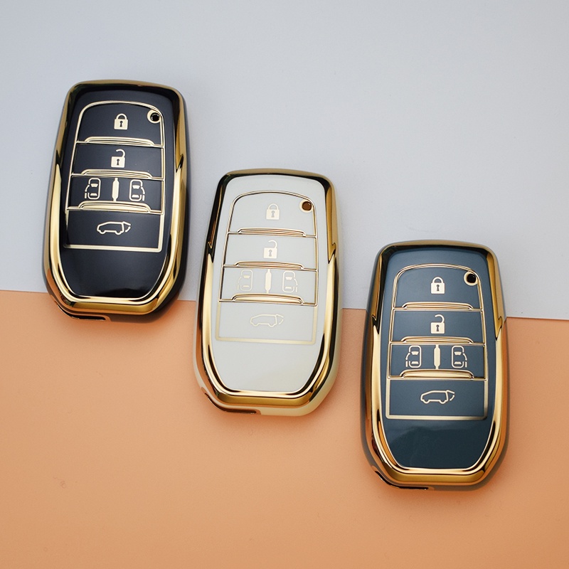 TPU Car 5 Buttons Key Case Cover for Toyota Alphard VELLFIRE 2012 ...