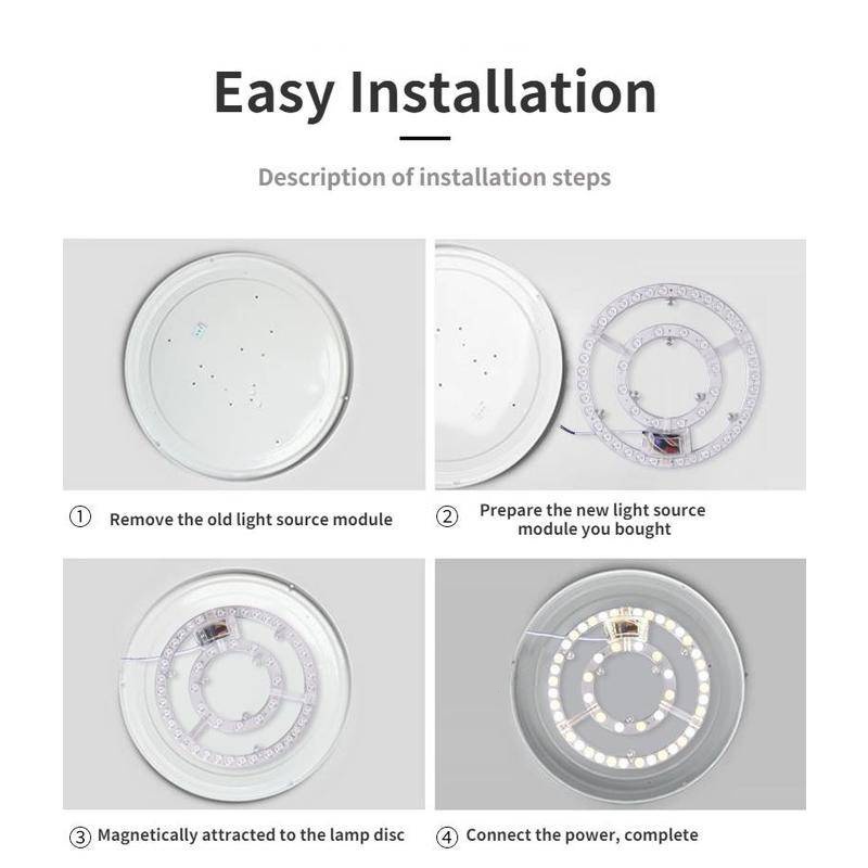 LED Ceiling Light replacement Magnetic led light module 12W 18W 24W 36W ...