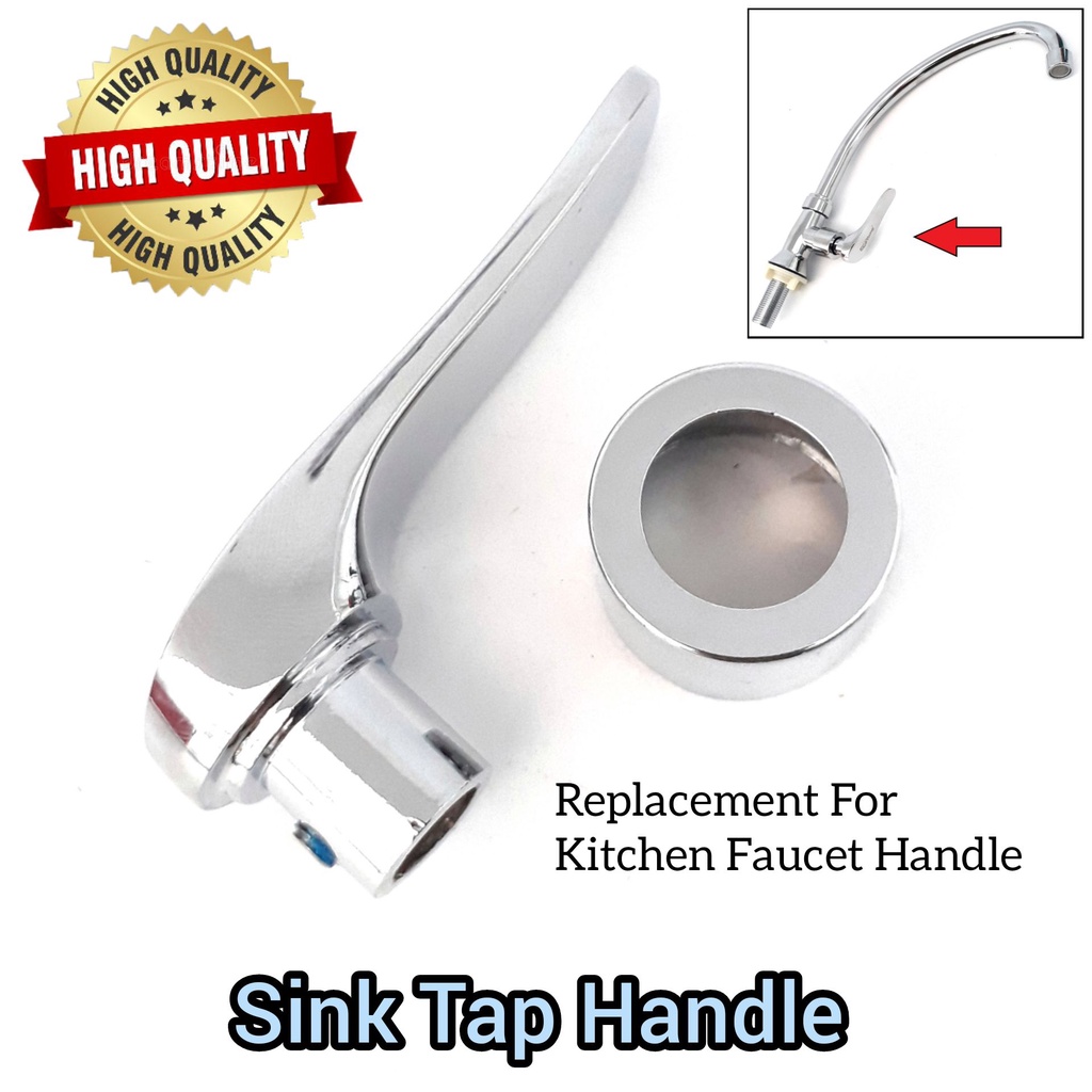 Kitchen Faucet Waterbibtap Sink Tap Brass Chrome Handle Replacement ...