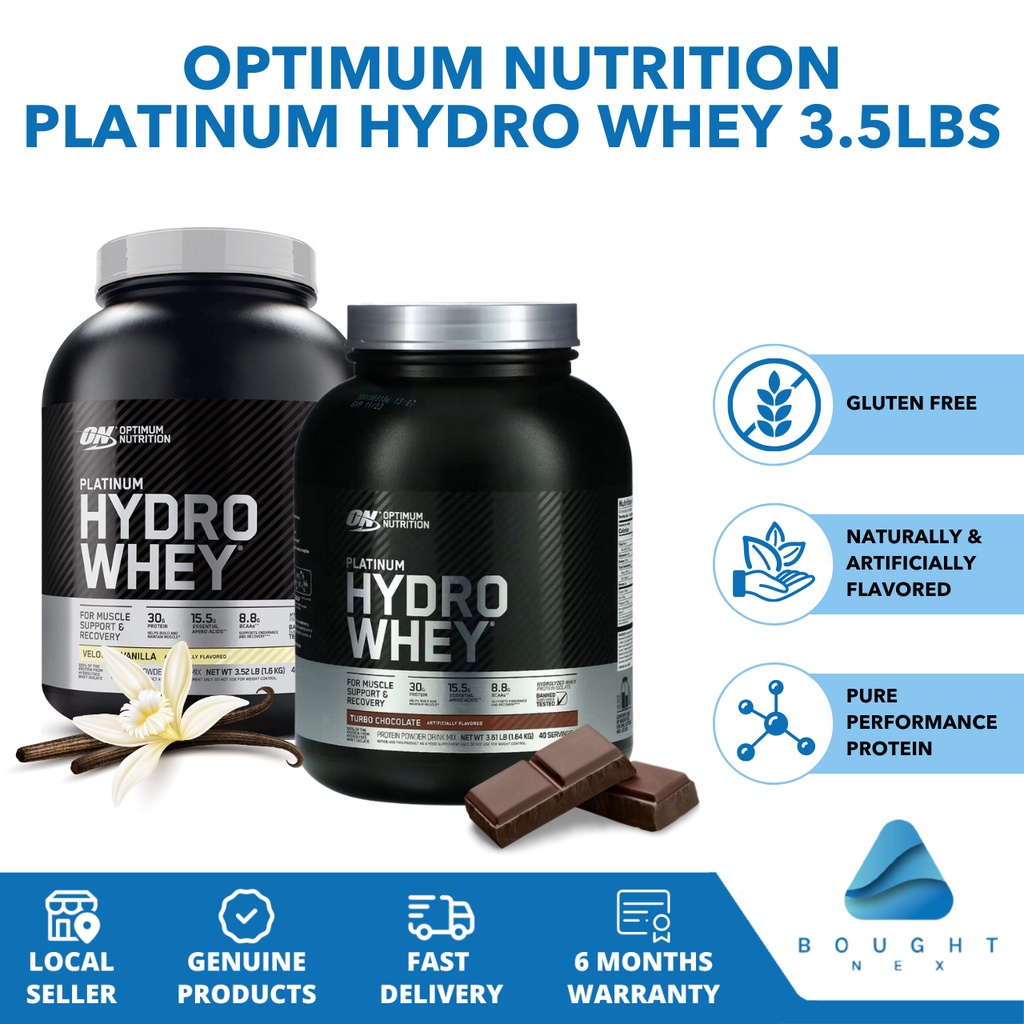 Optimum Nutrition Platinum Hydro Whey Protein - 3.5 lbs, Advanced ...