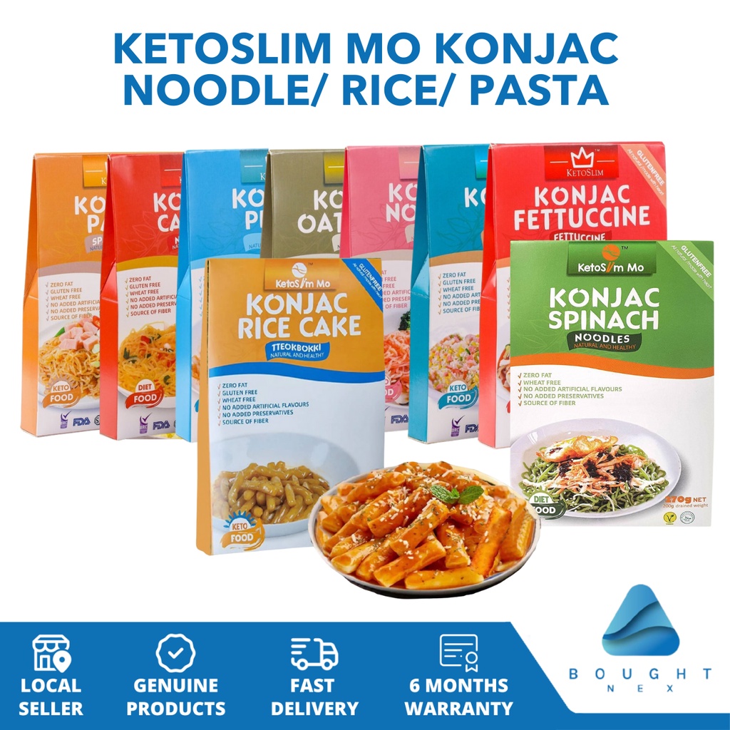 Keto Slim Mo Konjac - Ideal Food for Keto Diet, Low Calorie Noodles ...