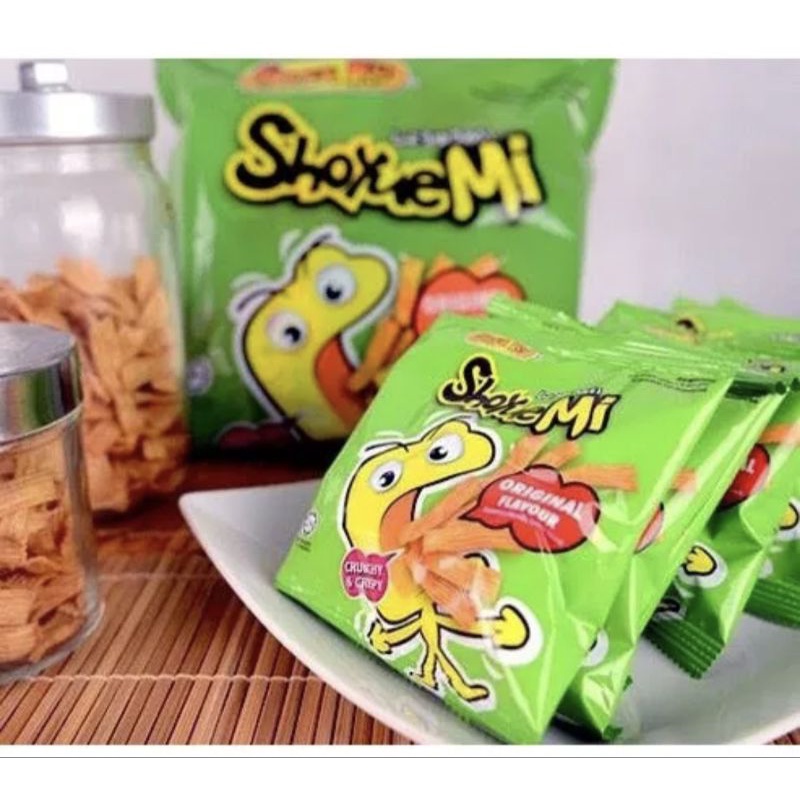 Snek Ku Shoyuemi Snack Chips Biscuit Tidbits Shake Mi Spicy Black