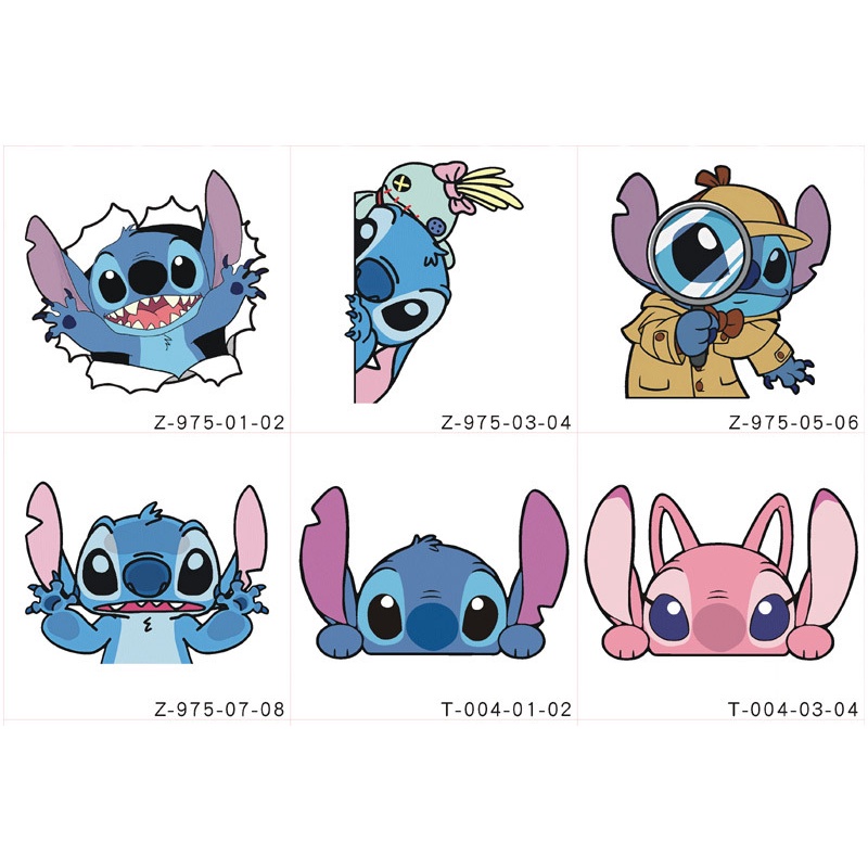 Hot New ! Detective Stitch Car Sticker Waterproof Car Sticker Decals ...