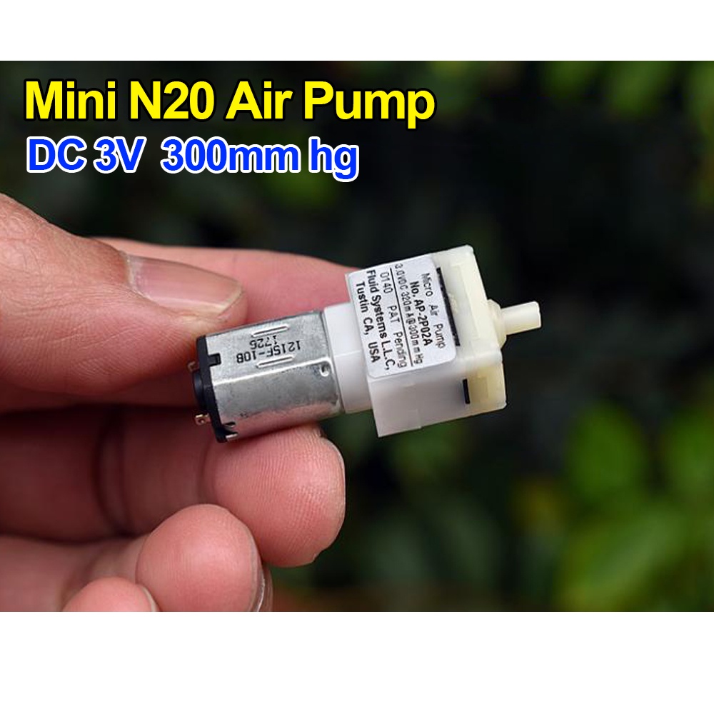 DC 3V 3.7V Tiny Mini Air Pressure Pump N20 Small Electric Diaphragm ...