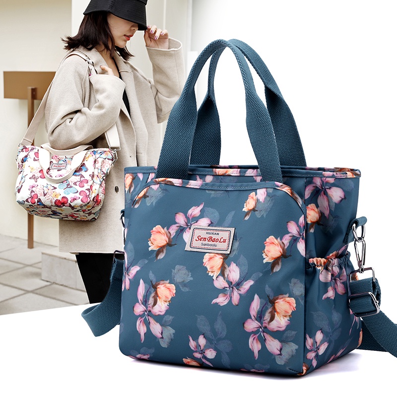 Large Capacity Casual Travel Handbag Texture All-Match Canvas Female ...