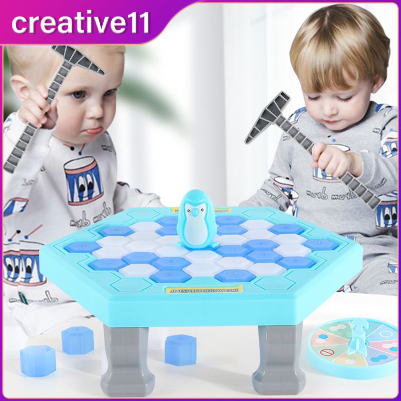 Mini Ice Breaking Penguin Toys Save Penguin On Ice Game Break Ice ...