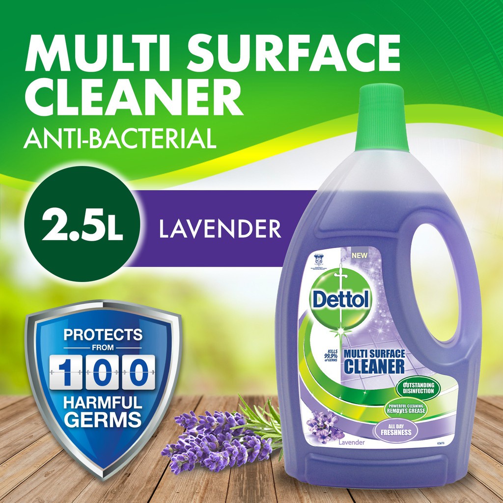 Dettol Disinfectant Floor Cleaner 2.5L - Lavender | Shopee Singapore