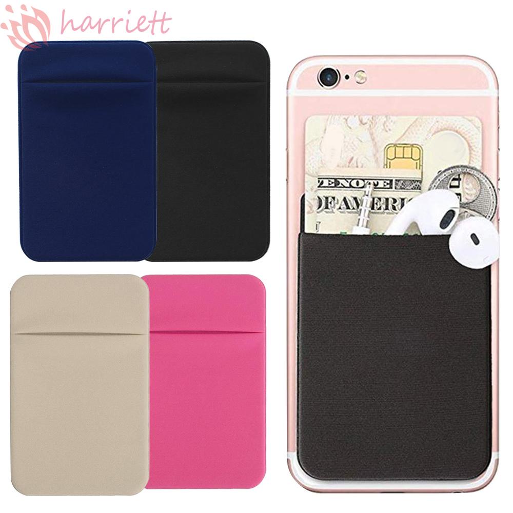 HARRIETT Smartphones Card Pocket Universal Stick-on Phone Card Holder ...
