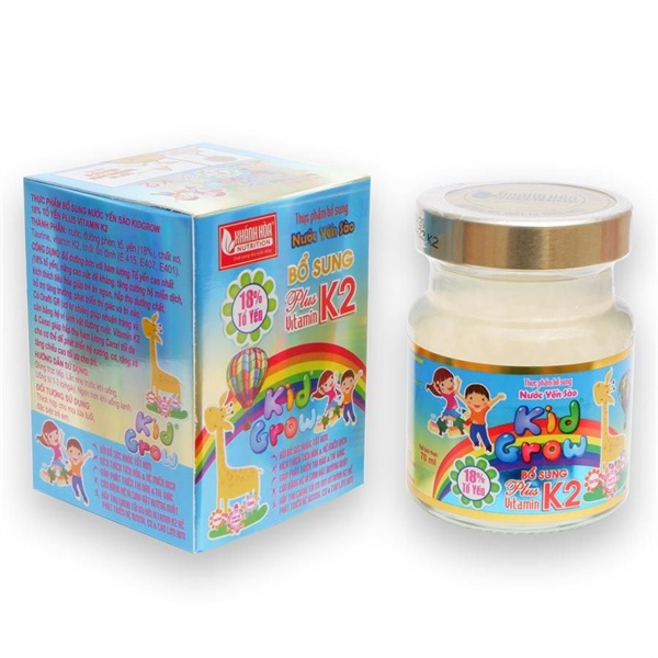 Kidgrow bird's nest 18% bird's nest supplemented with Vitamin K2 (70ml ...