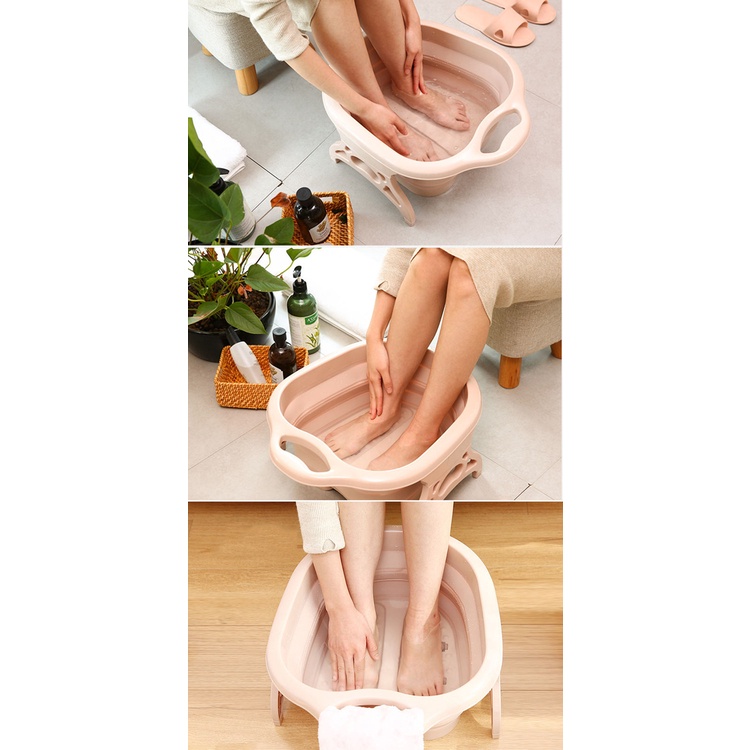 Foldable Foot Bath Foot Basin for Foot Spa Massage Healthy Foot Care ...