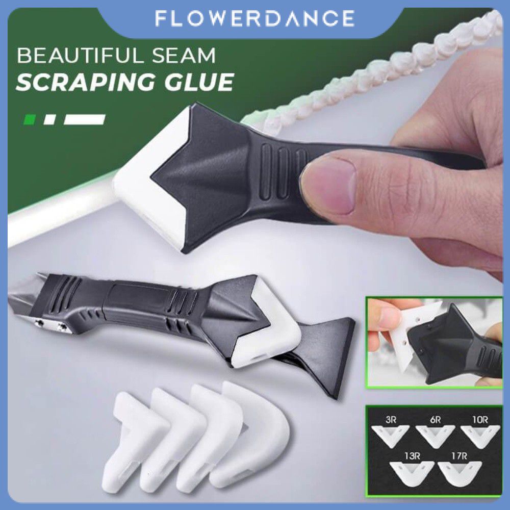 3 In 1 Double Head Stainless Steel Scraper Flooring Tools / Sealant ...