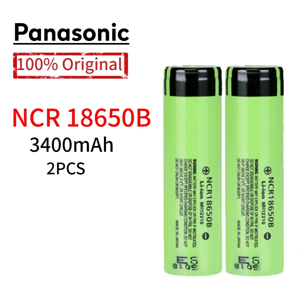 Panasonic 18650 NCR18650 3.7V 3400mAh discharge 20A Rechargeable ...