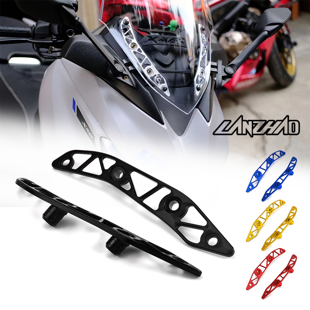 For YAMAHA XMAX 300 v1 2017-2021 CNC Windshield Bracket Visor ...