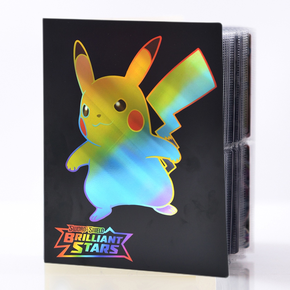Anime 240Pcs Pokémon Cards File Holo Album Cards Book Folder Pikachu ...