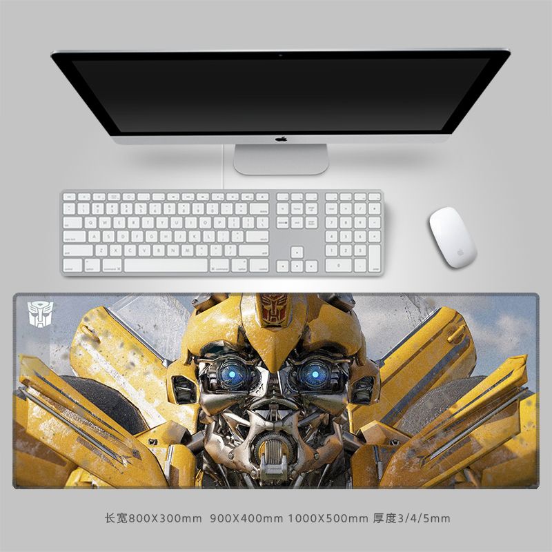 Transformers Mouse Pad Oversized Bumblebee Gaming Computer Desk Optimus ...