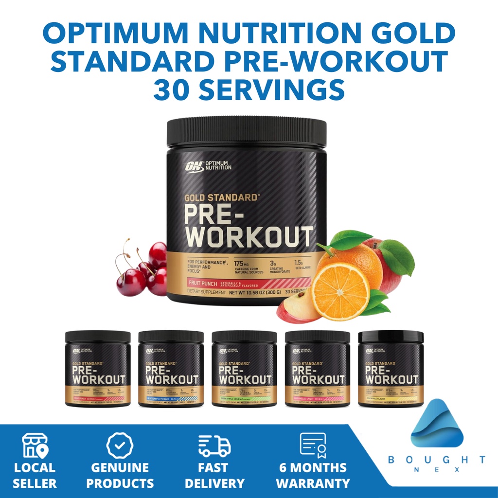 Optimum Nutrition Gold Standard Pre Workout 30 Servings with Creatine ...