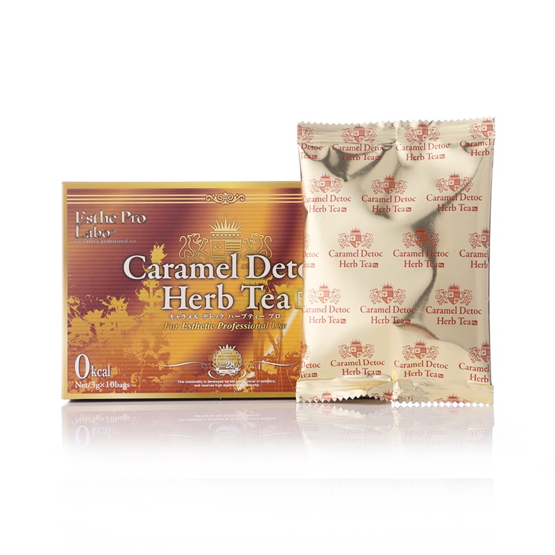 Esthe Pro Labo Caramel Detoc Herb Tea Pro. 10 Tea Bags [sold in a set ...