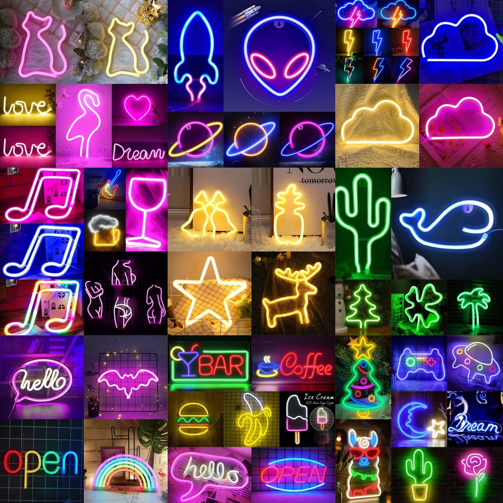 Unolux Led Neon Light Sign Usb Night Light Gaming Room Setup