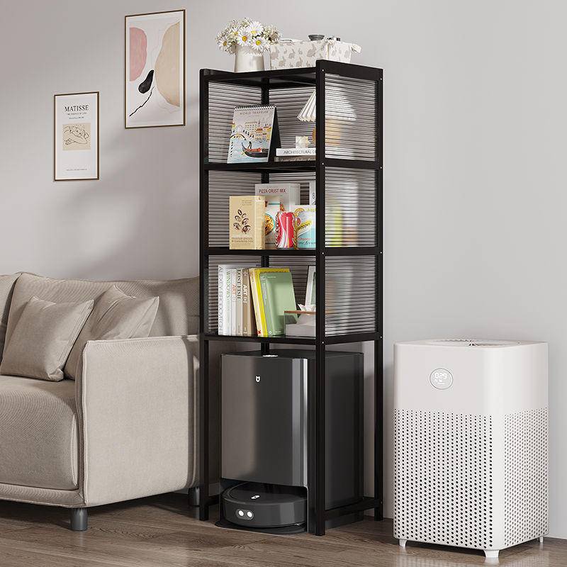 Mop and sweeping robot storage rack simple storage cabinet living room ...