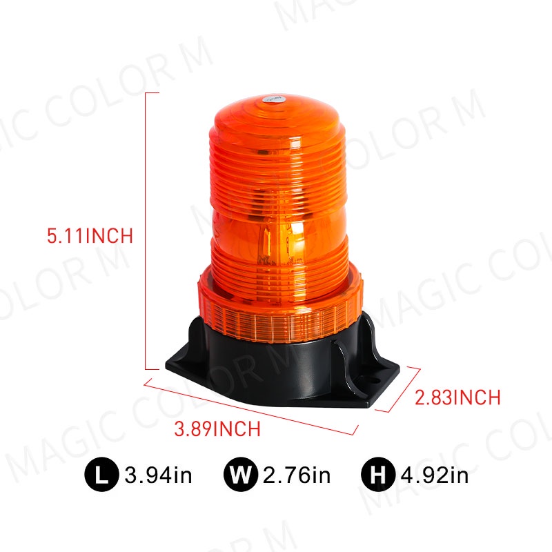 12-24V 48V 60V 80V 30 LED High Power Emergency Warning Flash Strobe ...